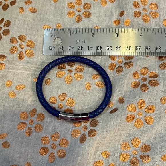 Accessories | Canvas Leather Braded Bracelet | Poshmark